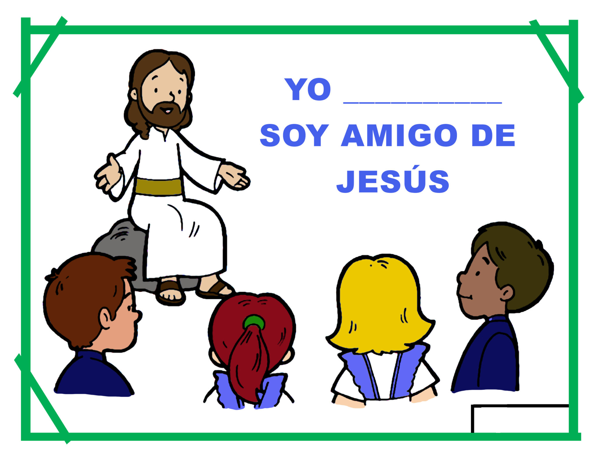 Ficha 39 Yo soy amigo de Jesús Ficha 40 Yo quiero ser colaborador de ...